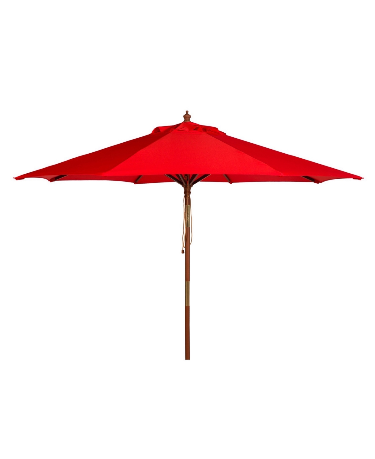Click here for Cannes 9 Wooden Umbrella - Red prices