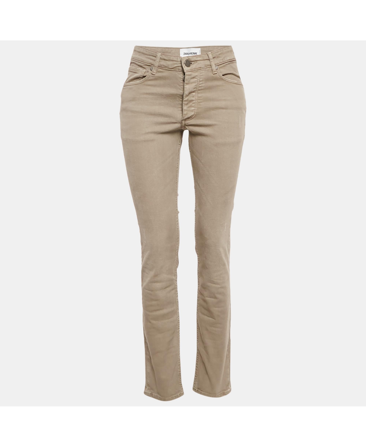 Click here for Pre-Owned Zadig & Voltaire Womens Grey Denim Skinn... prices