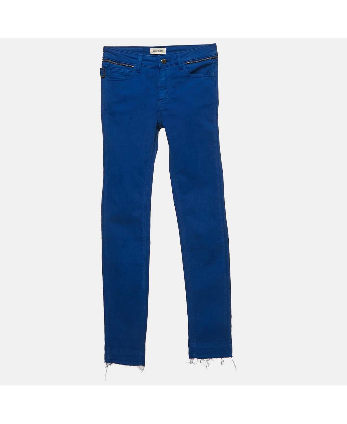 Click here for Pre-Owned Zadig & Voltaire Womens Blue Cotton Dril... prices