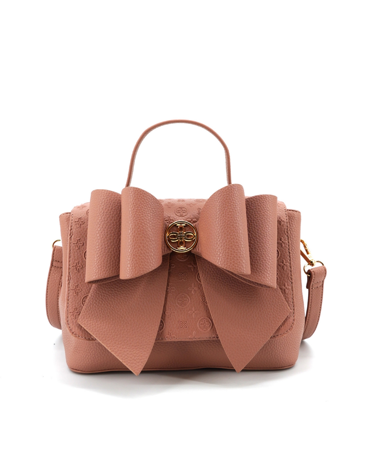 Click here for Like Dreams Noble Cross-Bow Embossed Small Satchel... prices