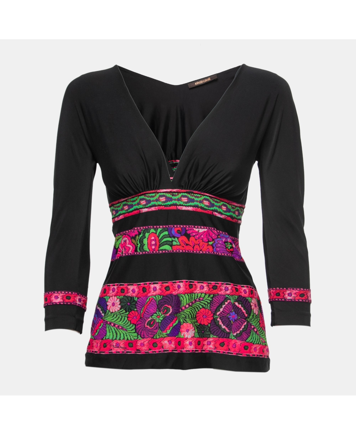 Click here for Pre-Owned Roberto Cavalli Womens Floral Printed Je... prices