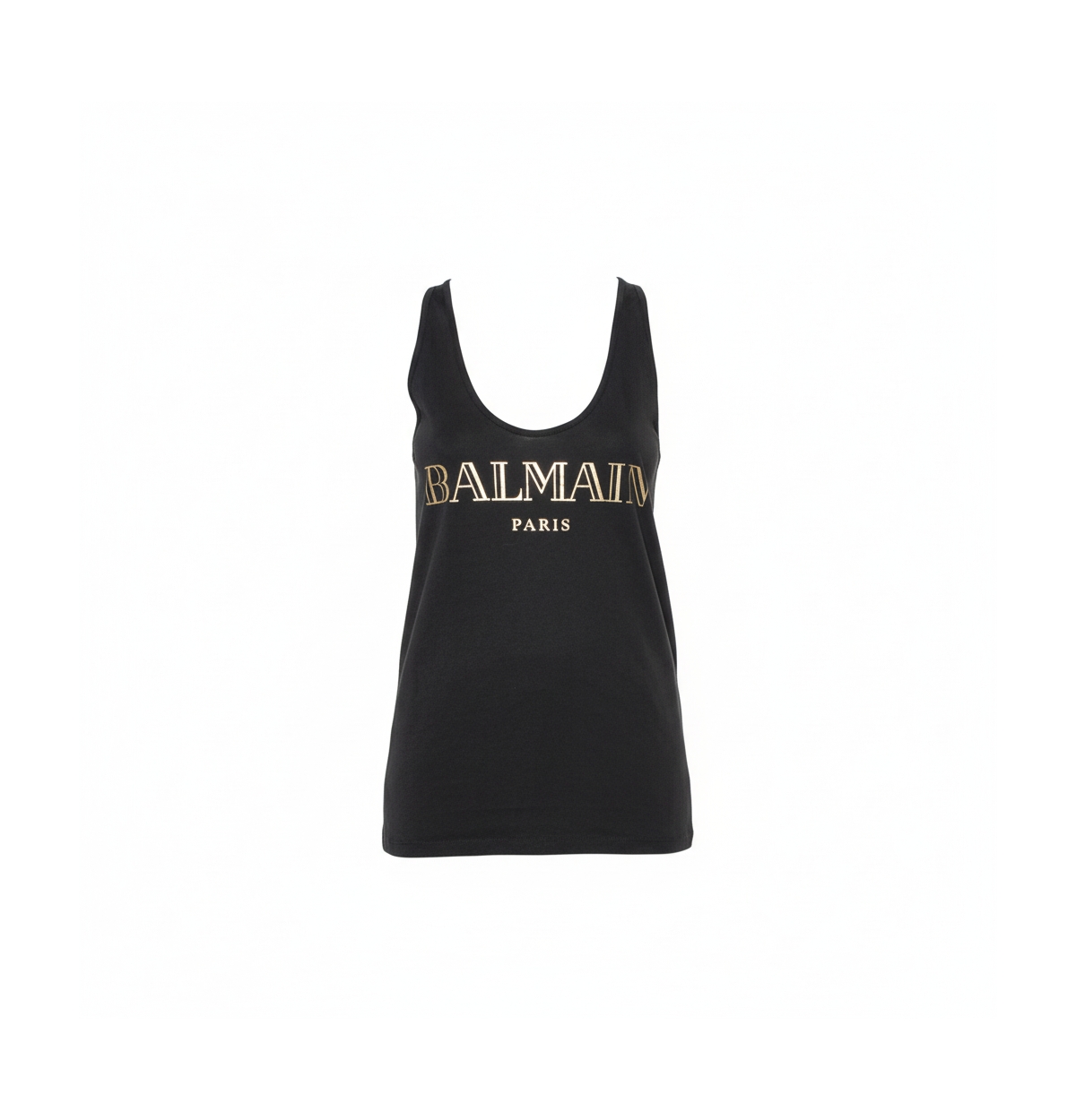 Click here for Pre-Owned Balmain Womens Black Cotton Logo Printed... prices