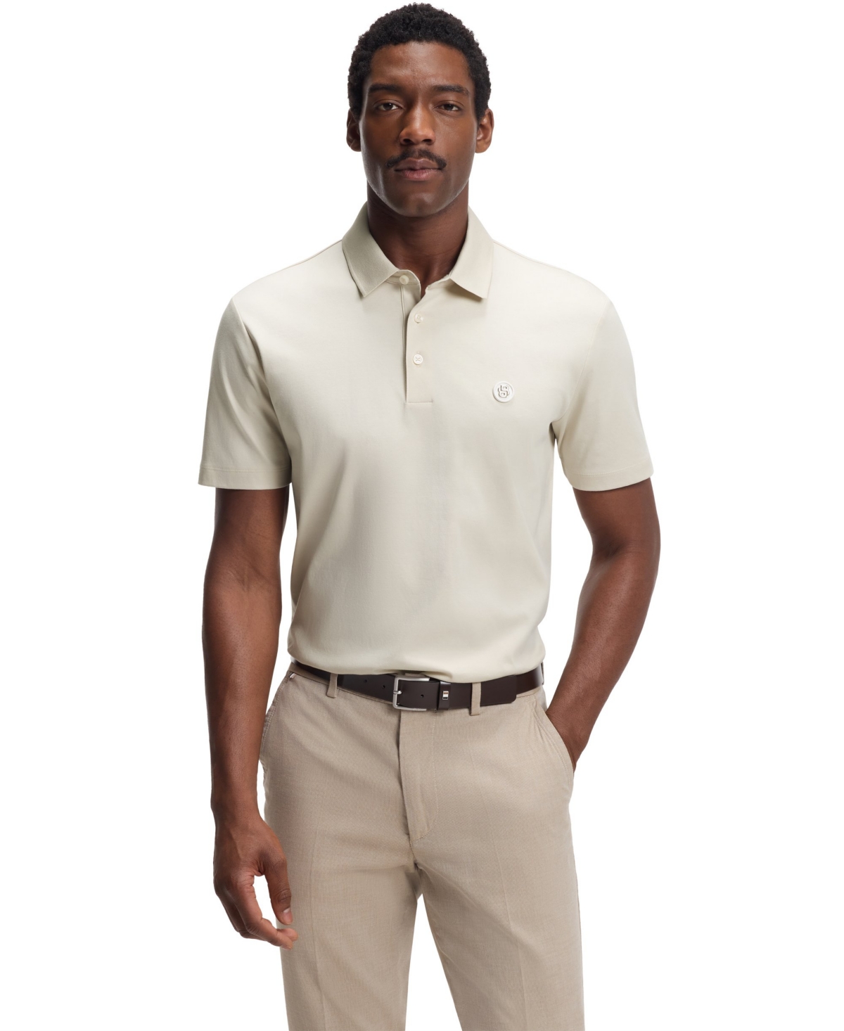 Click here for Boss by Hugo Boss Mens Mercerized-Cotton Double B... prices