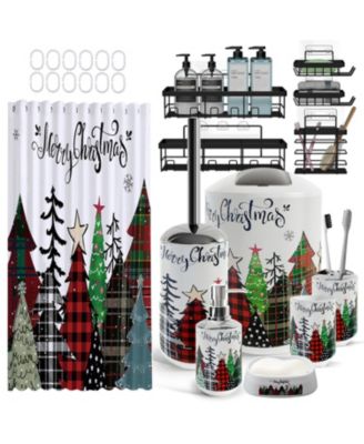 Click here for 24 Piece Complete Holiday Bathroom Decor Accessory... prices