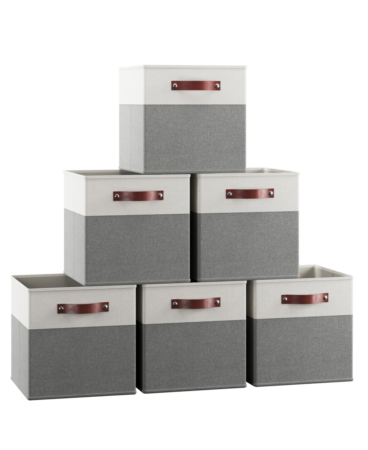 Click here for Ornavo Home 6 Pack Linen Fabric Kallax Storage Cub... prices