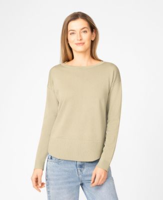 Melissa Paige Women's Round Hem Pull-On Sweater - Macy's