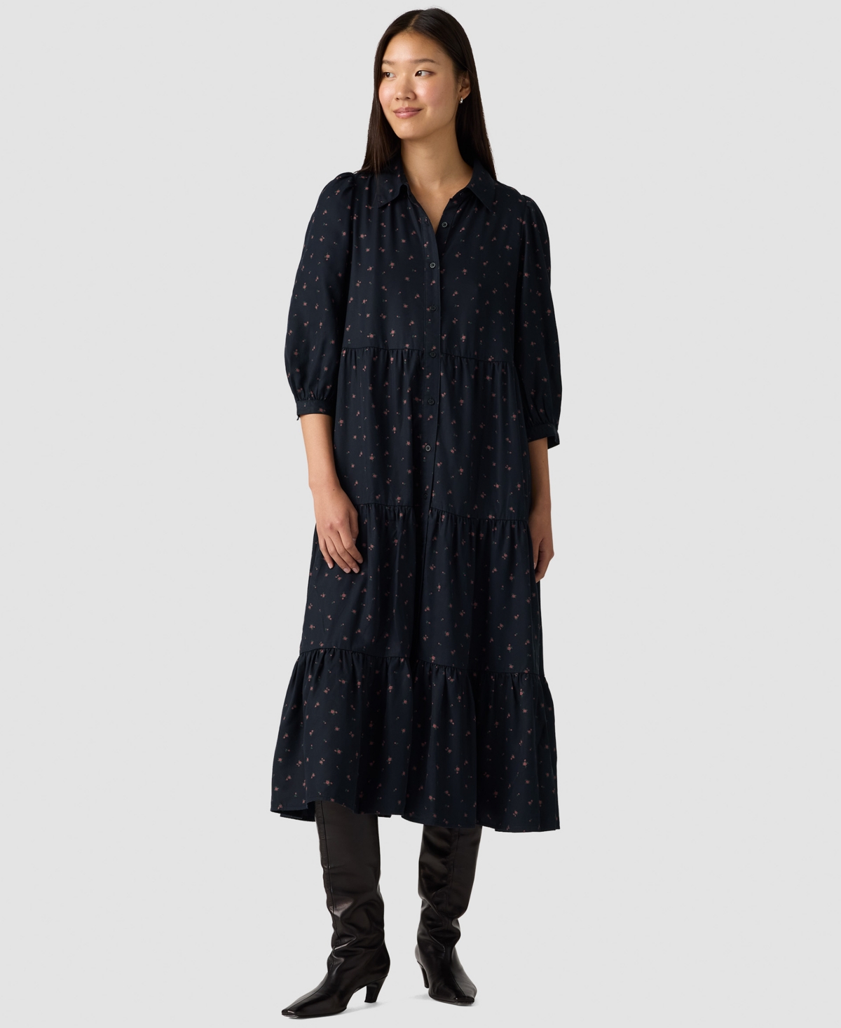 Click here for Levis Juniors Darla Collared Midi Dress - Curie Di... prices