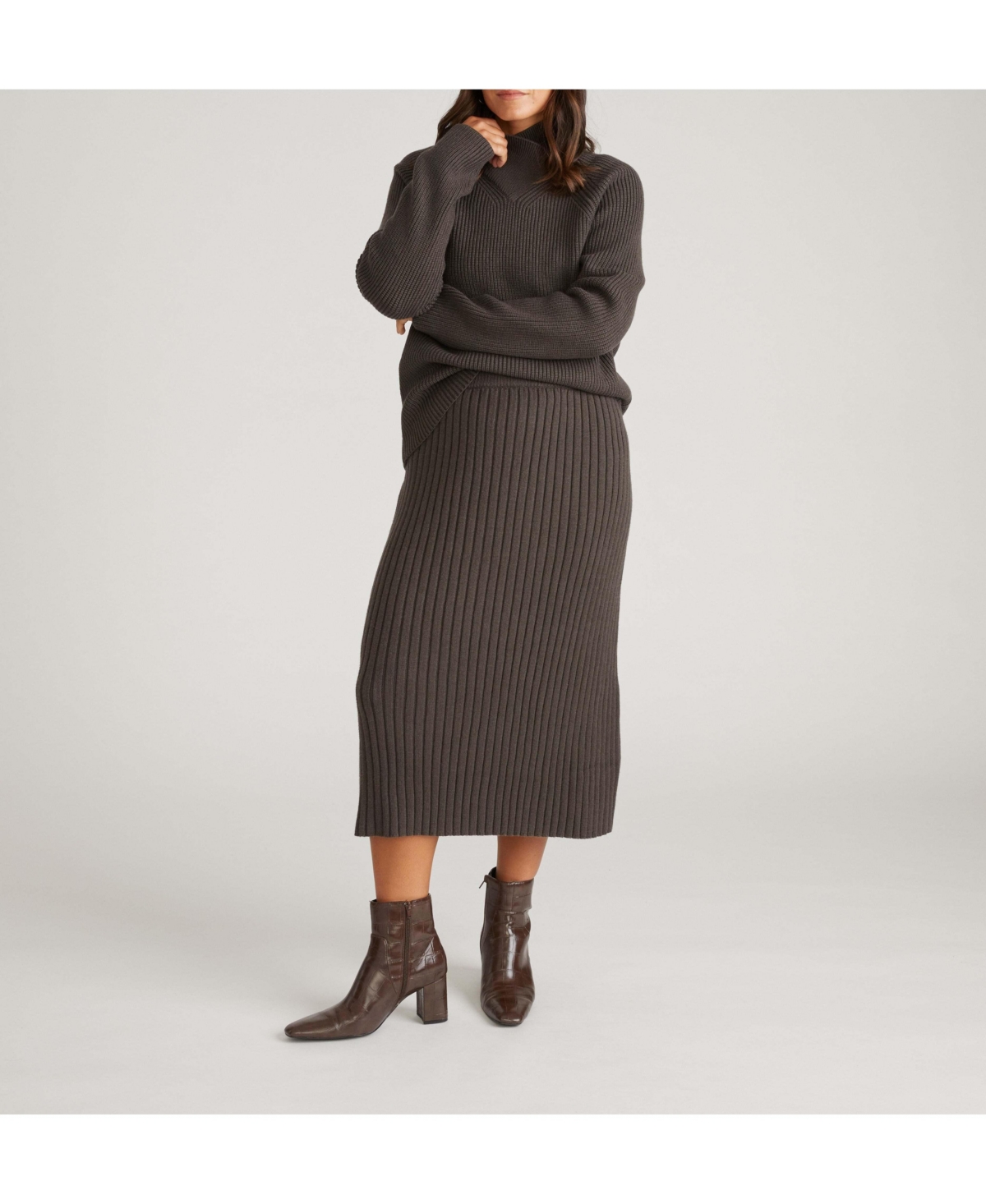 Click here for Universal Standard Plus Size Risa Sweater Skirt -... prices