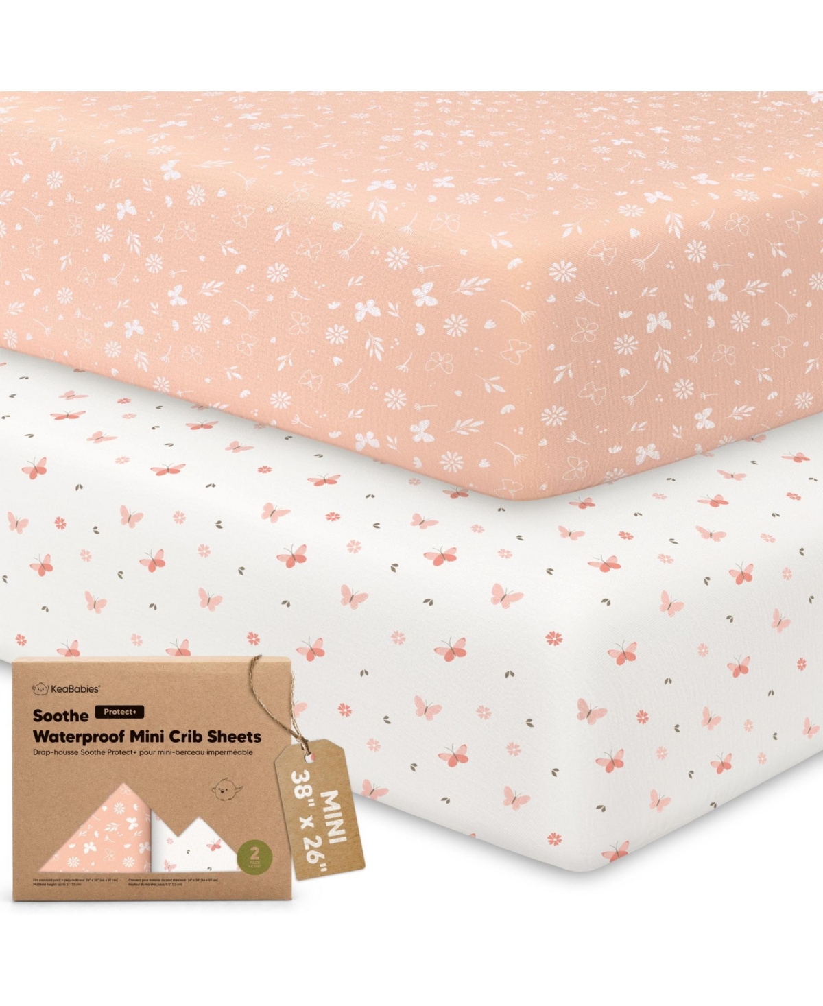 Click here for Soothe Waterproof Pack N Play Sheets for Girls  Bo... prices
