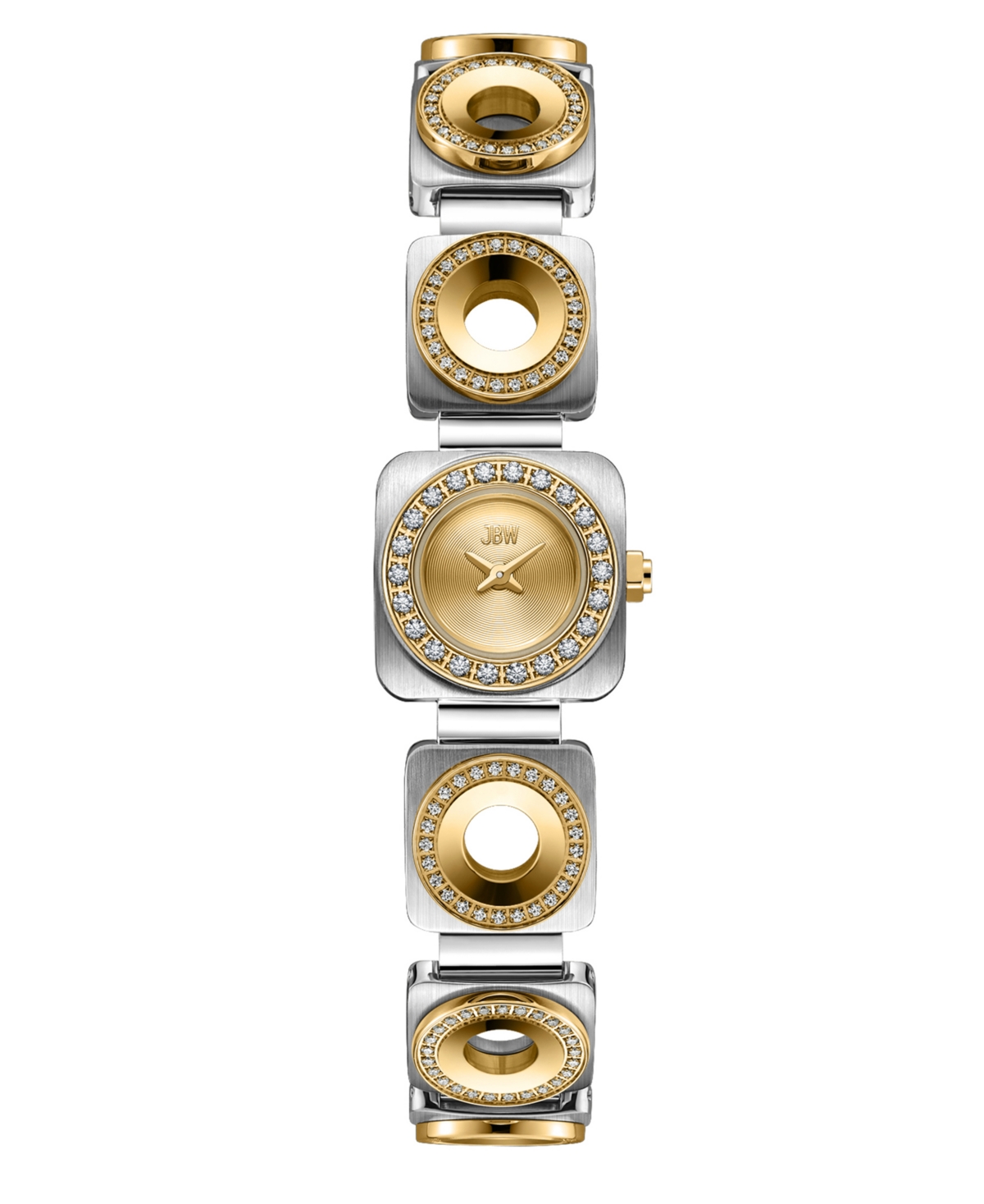 Click here for Jbw Chasm Japan Quartz Two-Tone 18k Gold-Plated an... prices