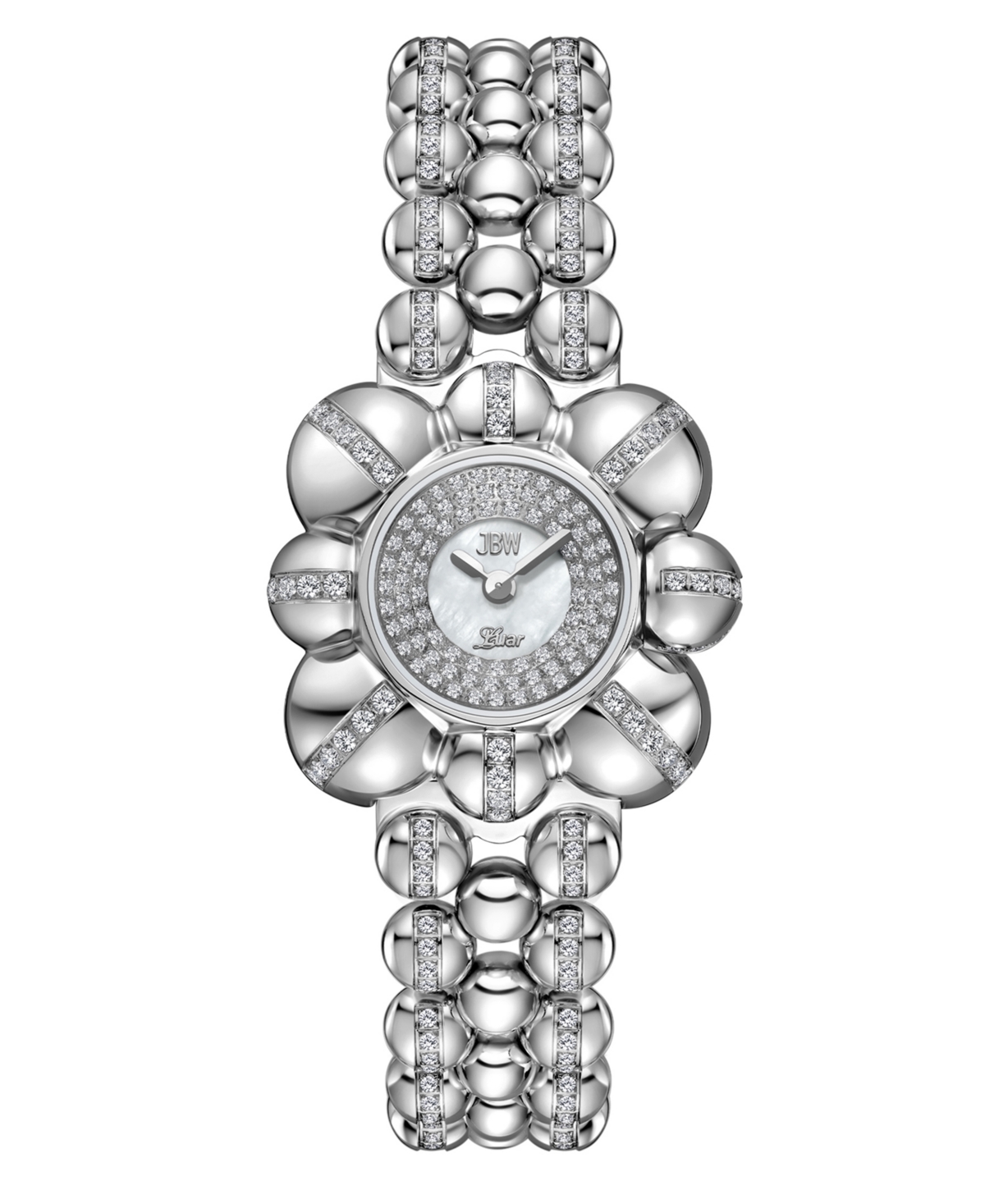 Click here for Jbw Womens Atmosphere Crystal Swiss Quartz Stainle... prices