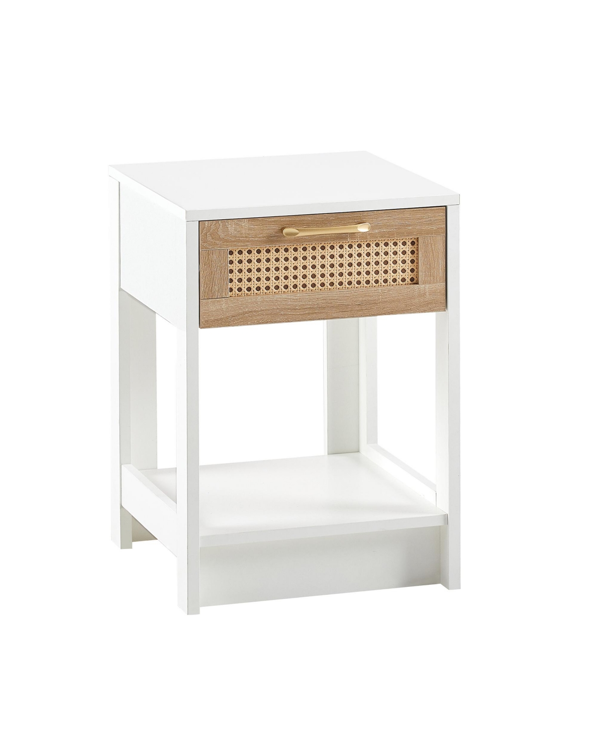 Click here for sumyeg Modern Rattan End Table with Drawer Nightst... prices