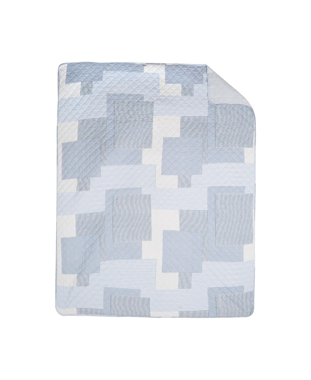 Click here for Asher Stripe Cotton Quilted 48" x 60" Th... prices