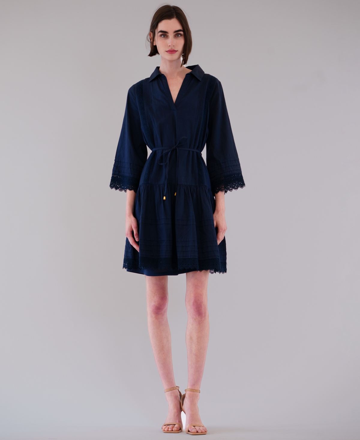 Click here for julia jordan Womens Waist Tie Poplin Short Dress -... prices