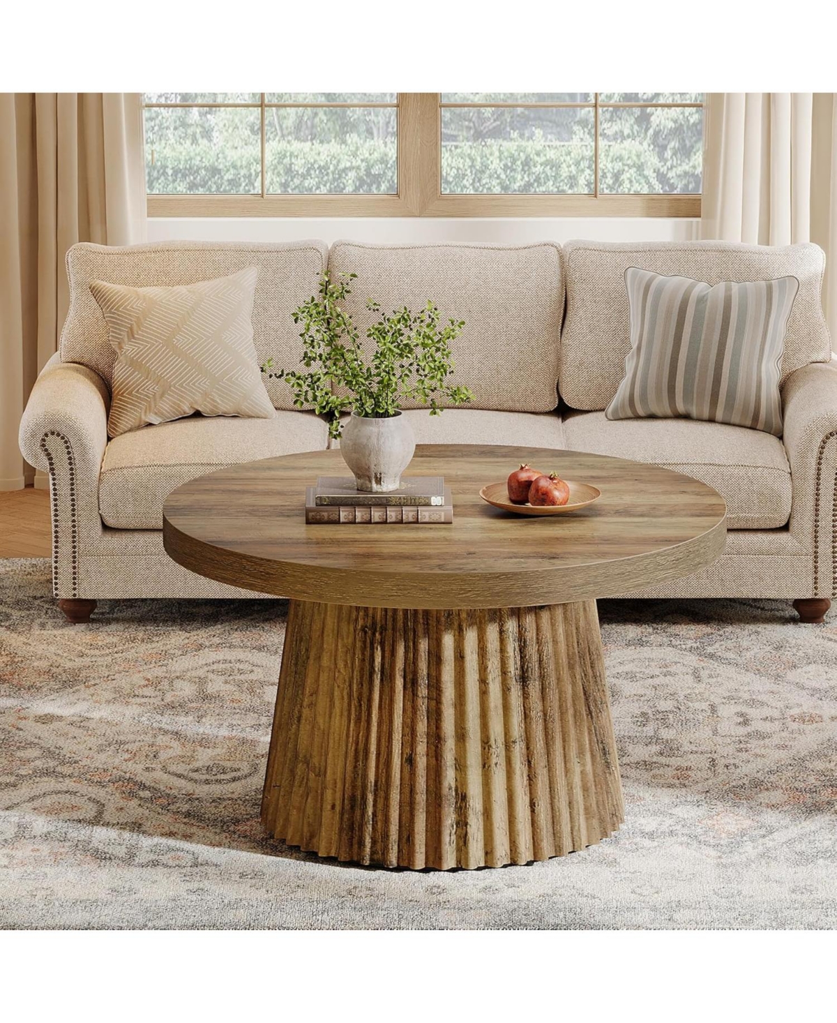 Click here for Tribesigns Round Coffee Table  31.5" Modern C... prices