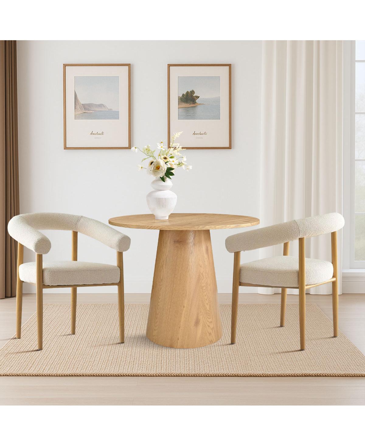 Click here for Maison Boucle 3-Piece Round Dining Table Set for 2... prices