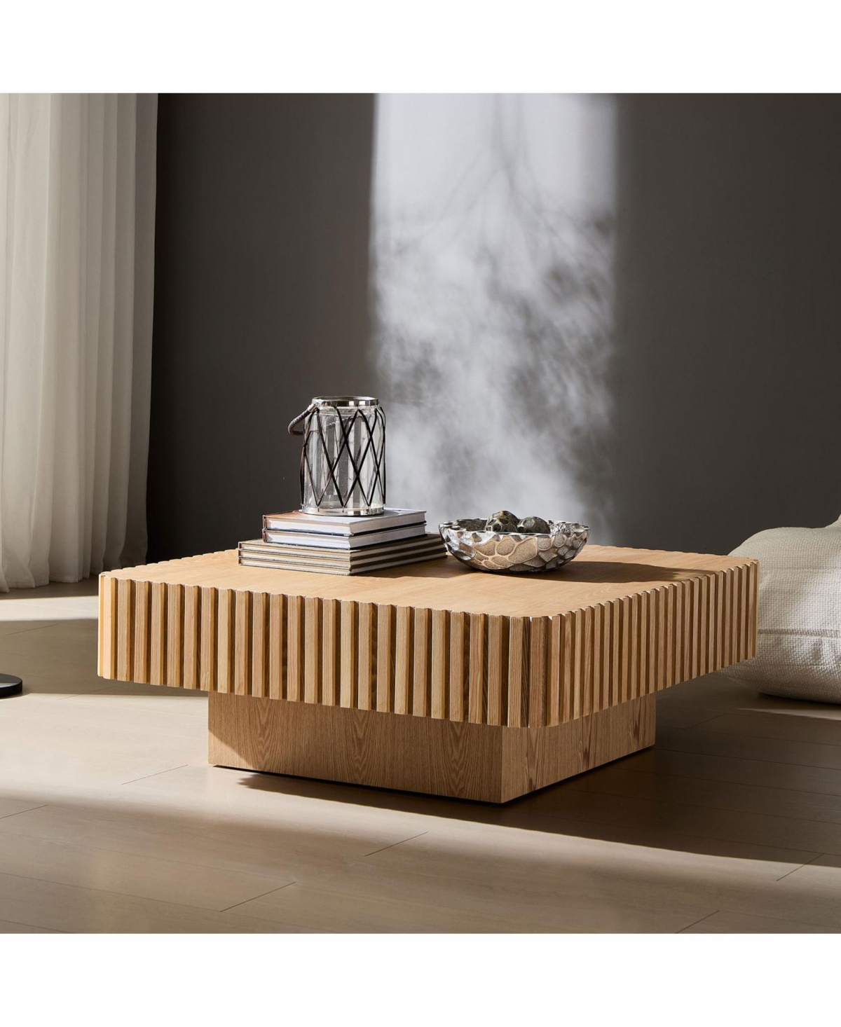 Click here for Streamdale Modern Handcraft Drum Coffee Table - As... prices