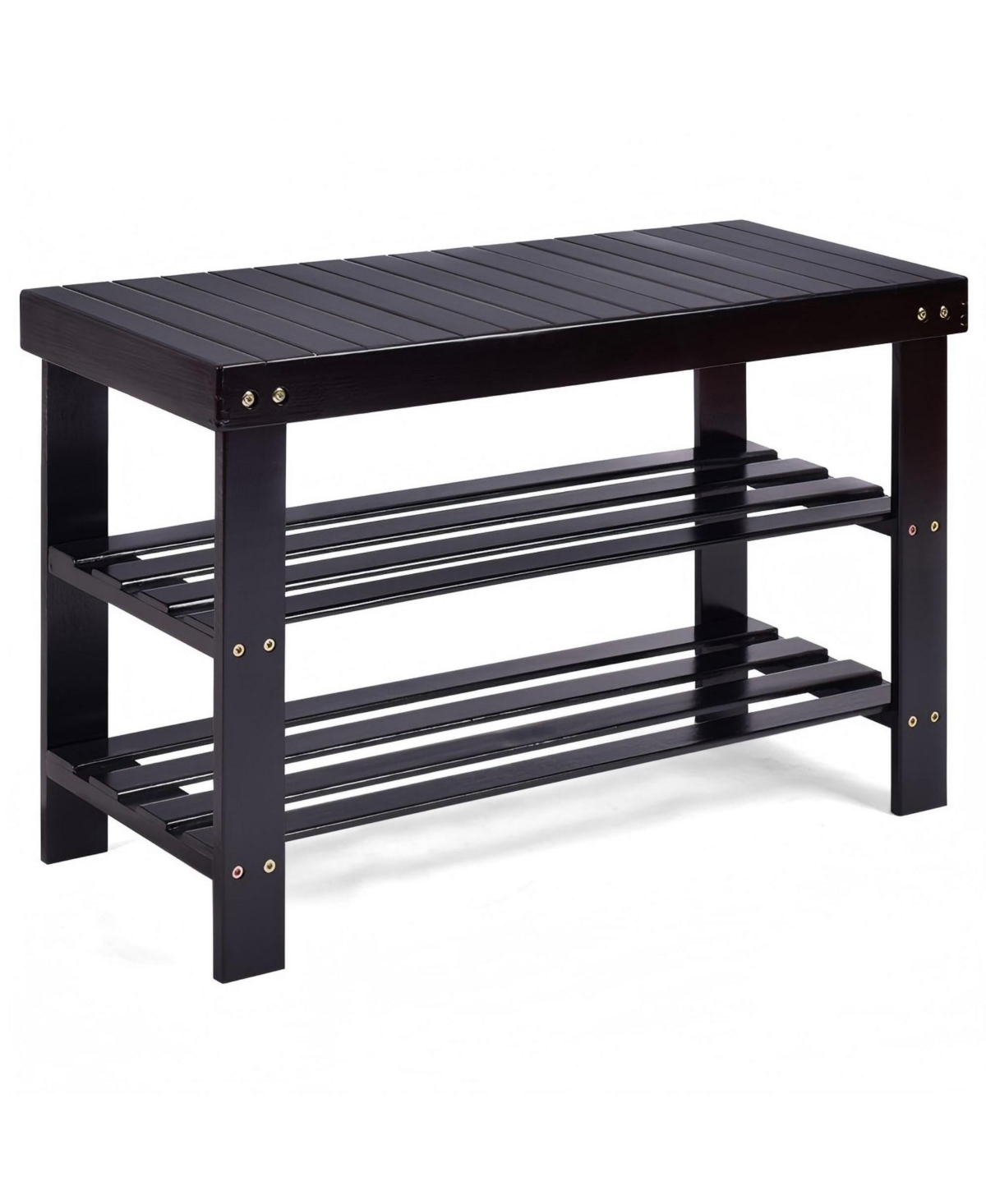 Click here for Boyel Living 3-Tier Bamboo Shoe Rack Bench for Ent... prices