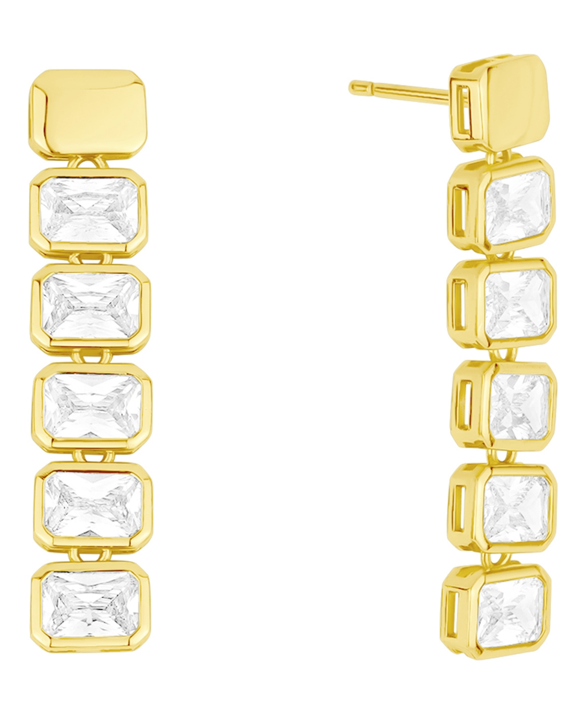 Click here for And Now This Cubic Zirconia 18k Gold-Plated Brass... prices