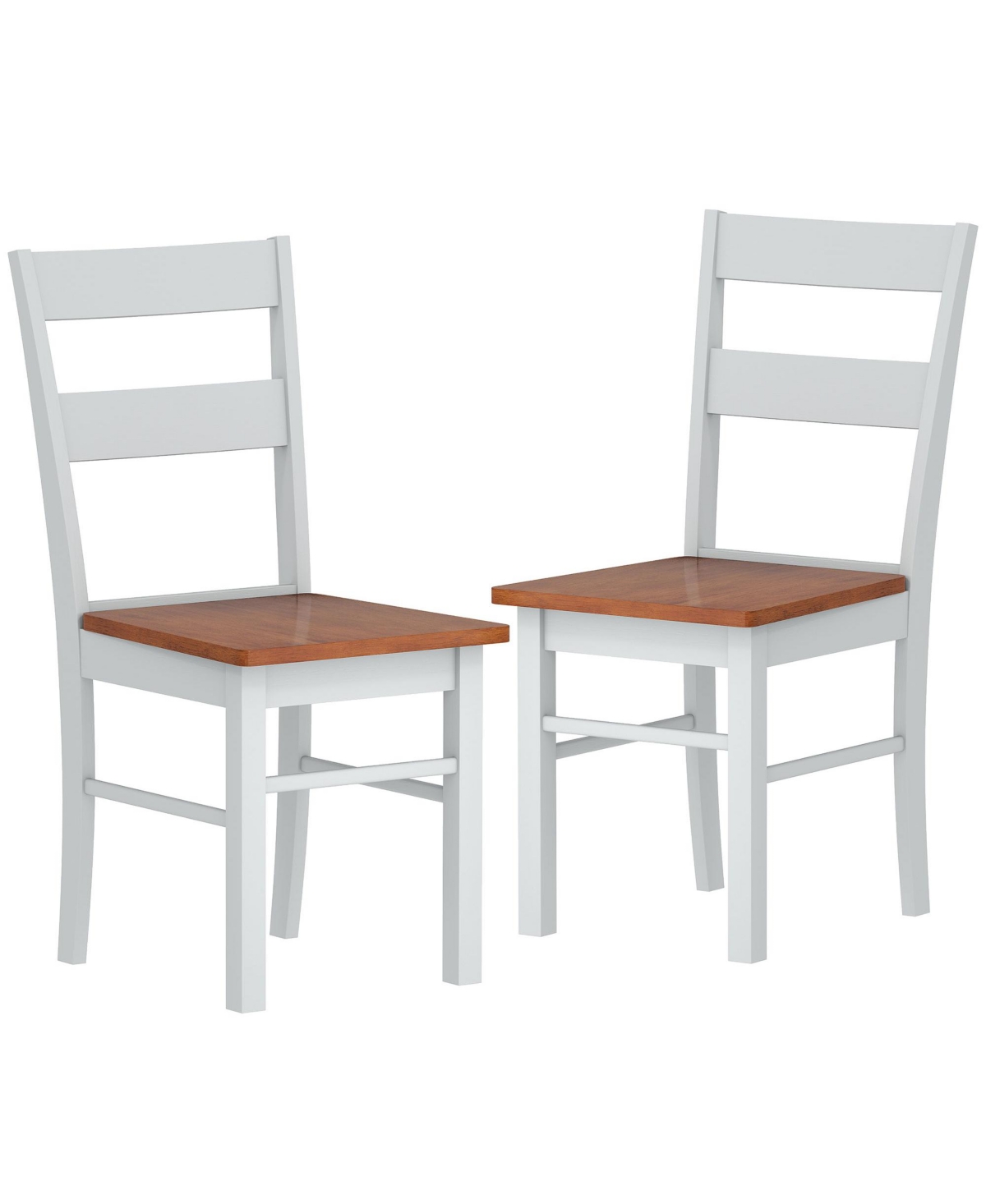 Click here for Homcom Farmhouse Armless Dining Chairs  Set of 2 w... prices