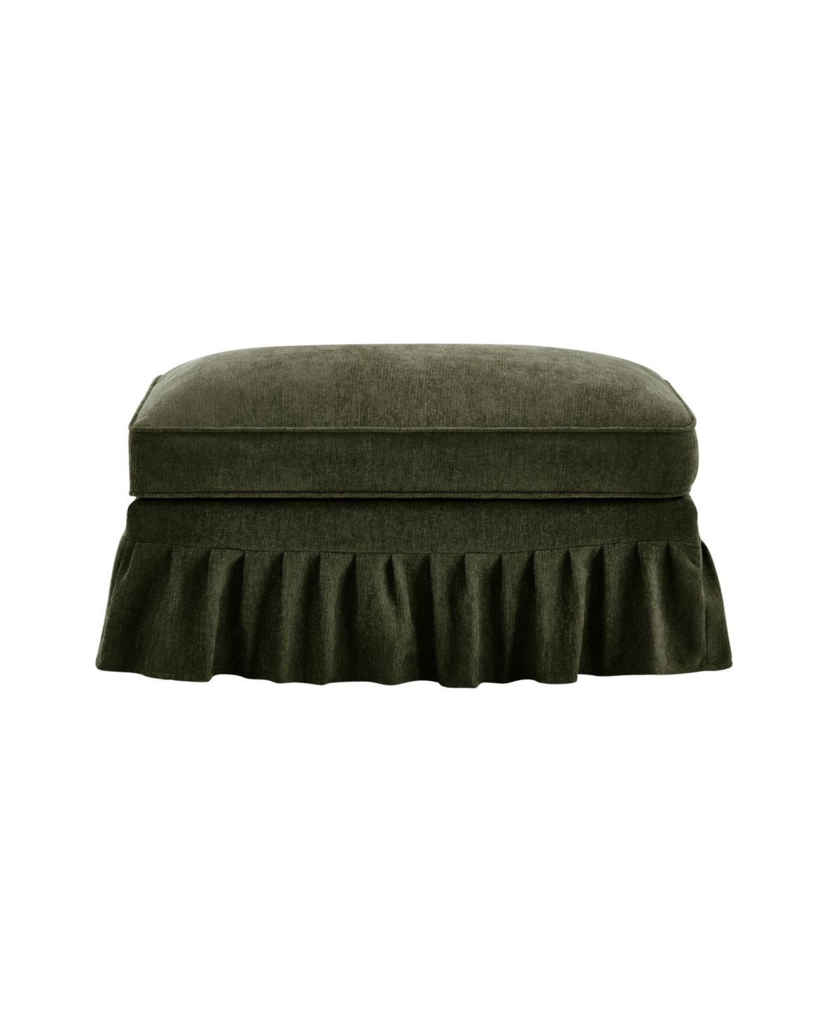 Click here for Streamdale Furniture Ottoman Chenille - Green prices