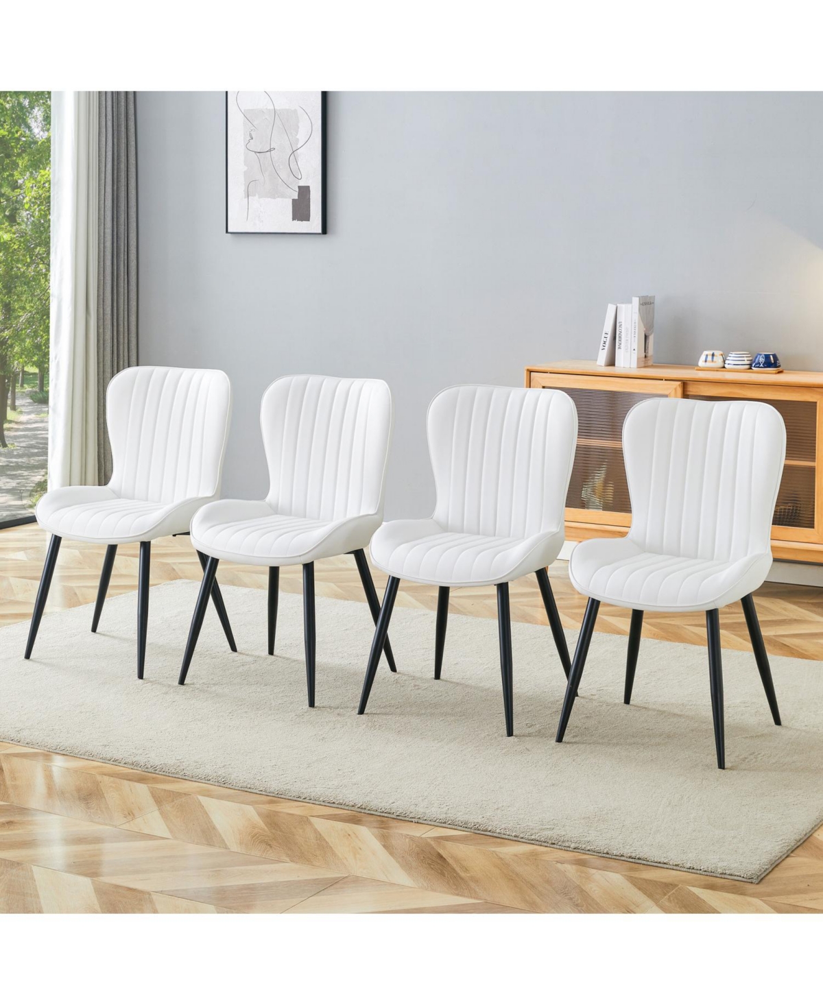 Click here for Streamdale Furniture Streamdale White Minimalist E... prices