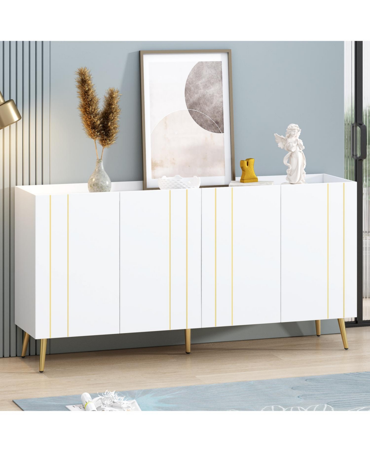 Click here for Streamdale Furniture Modern Luxe Shoe & Tv Cabinet... prices