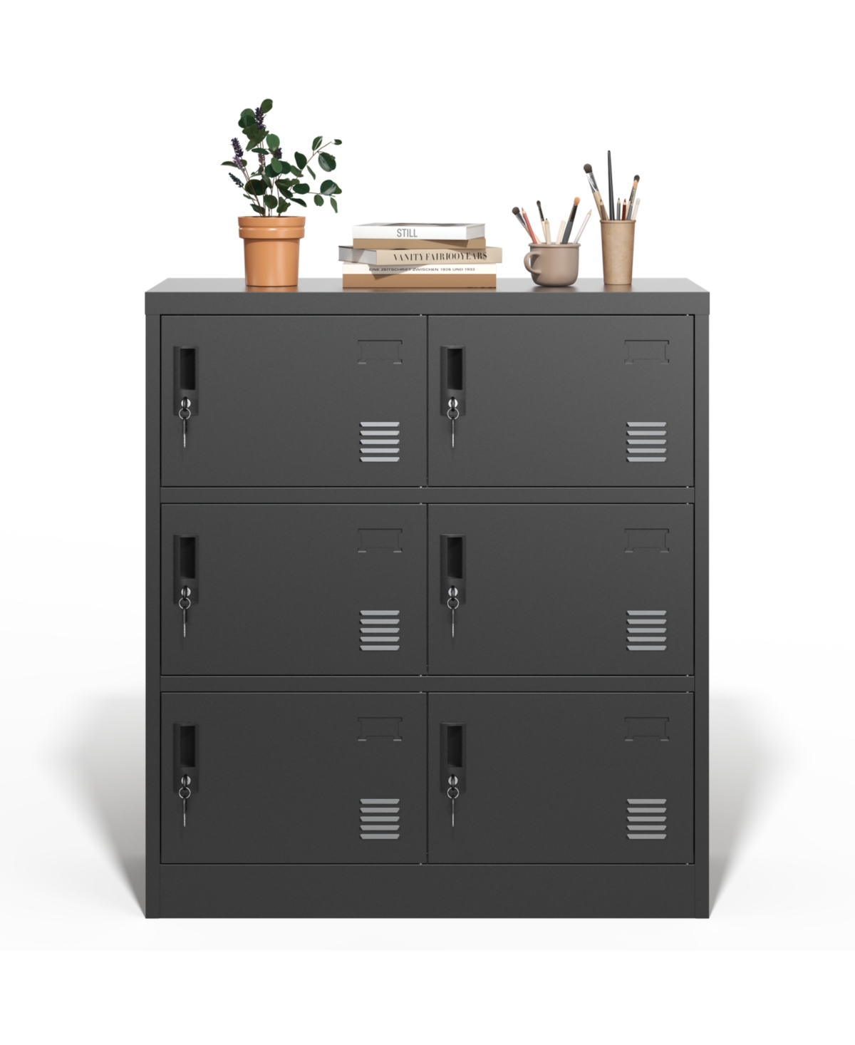 Click here for Streamdale 6-Door Employee Storage Locker w/ Card... prices