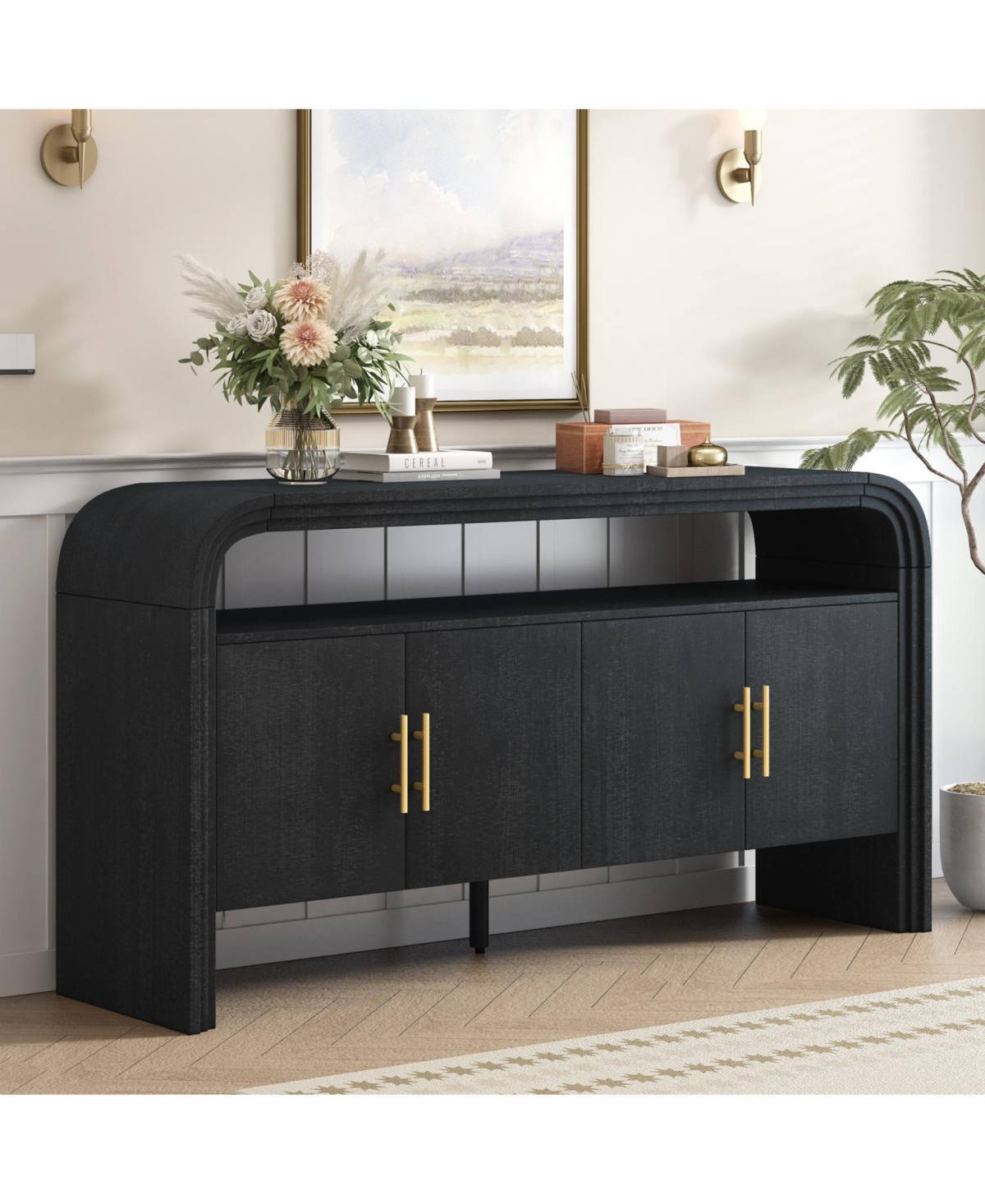 Click here for Streamdale Elegant Console Table with Treated Fir... prices