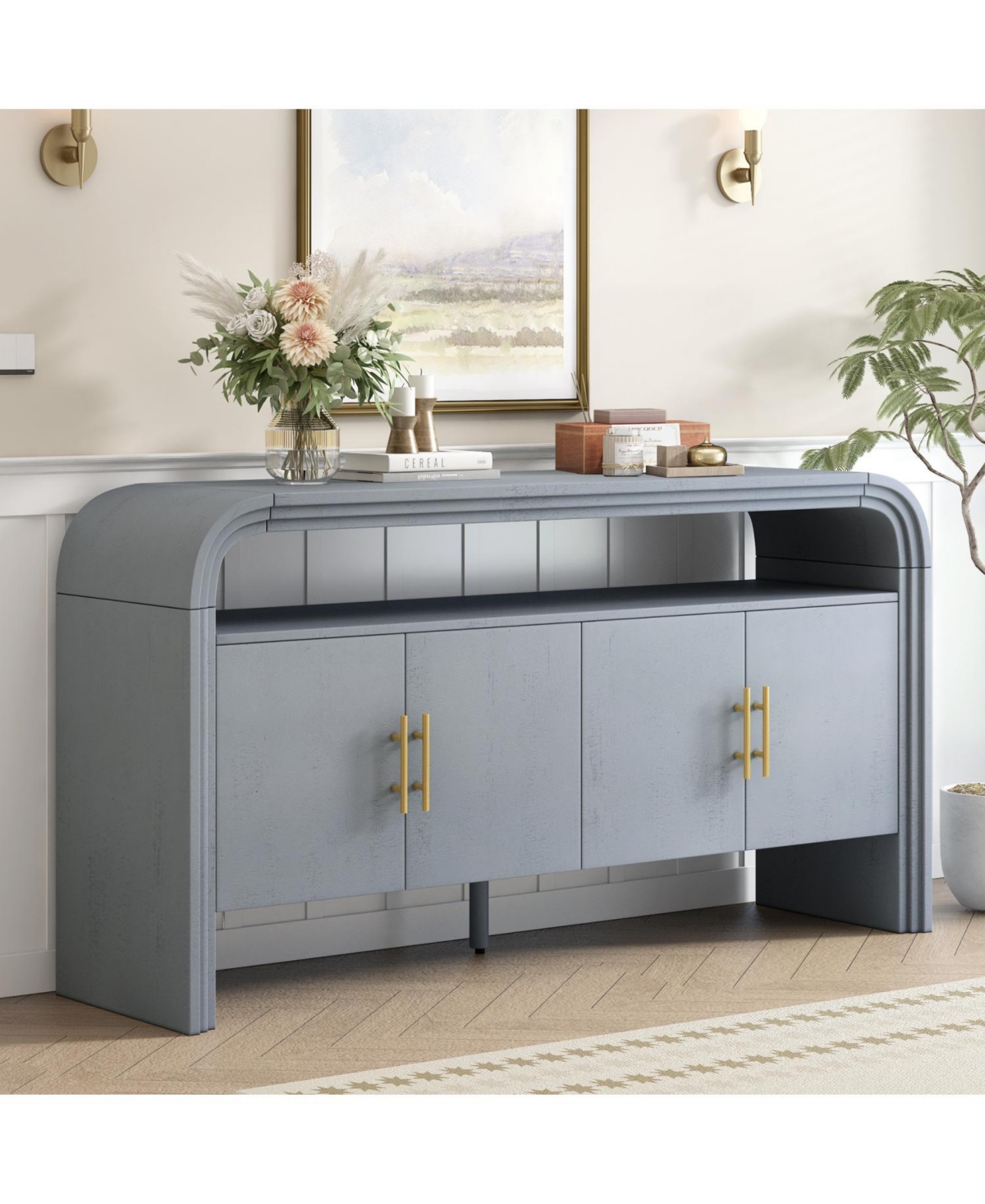 Click here for Streamdale Elegant Console Table with Treated Fir... prices