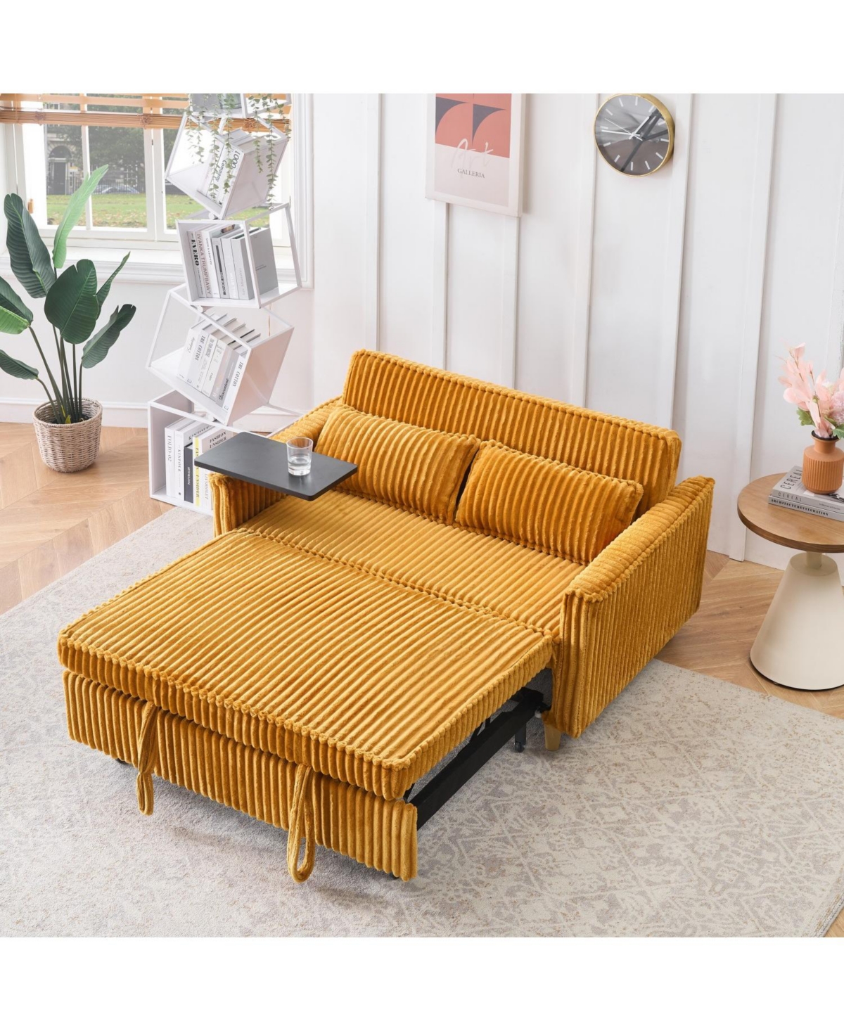 Click here for Streamdale Furniture Corduroy Pull-Out Sofa w/ Mov... prices