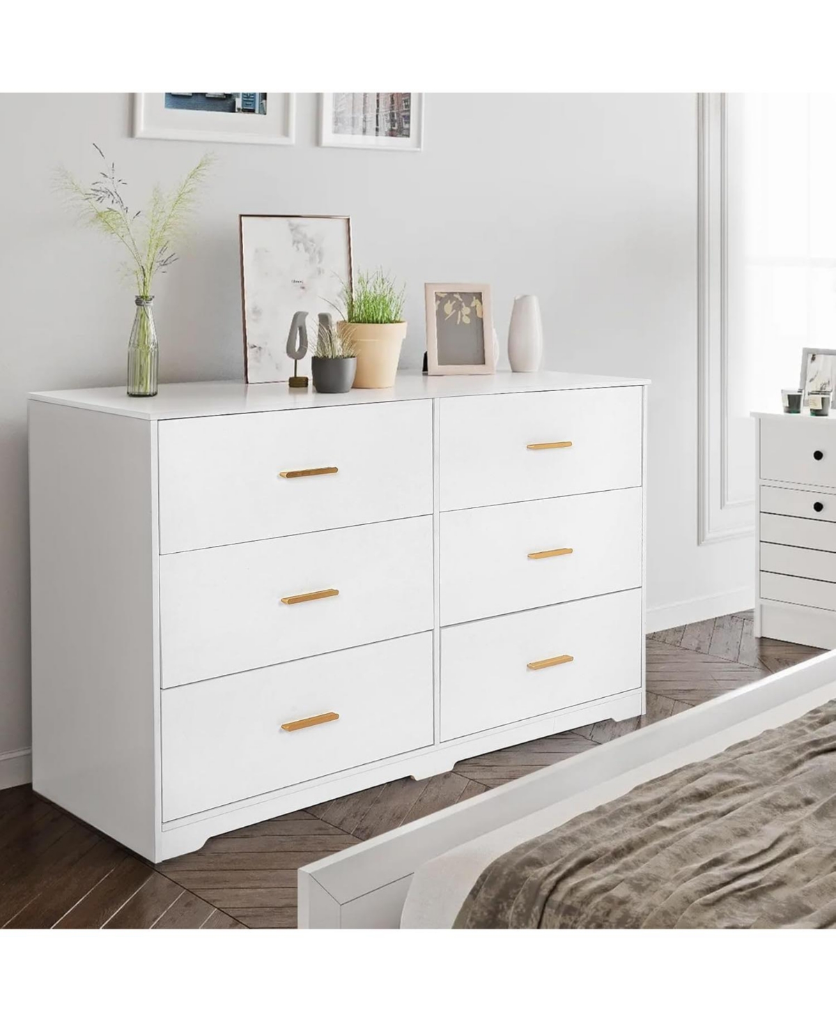 Click here for Gaomon 6-Drawer Dresser – Modern Wooden Che... prices
