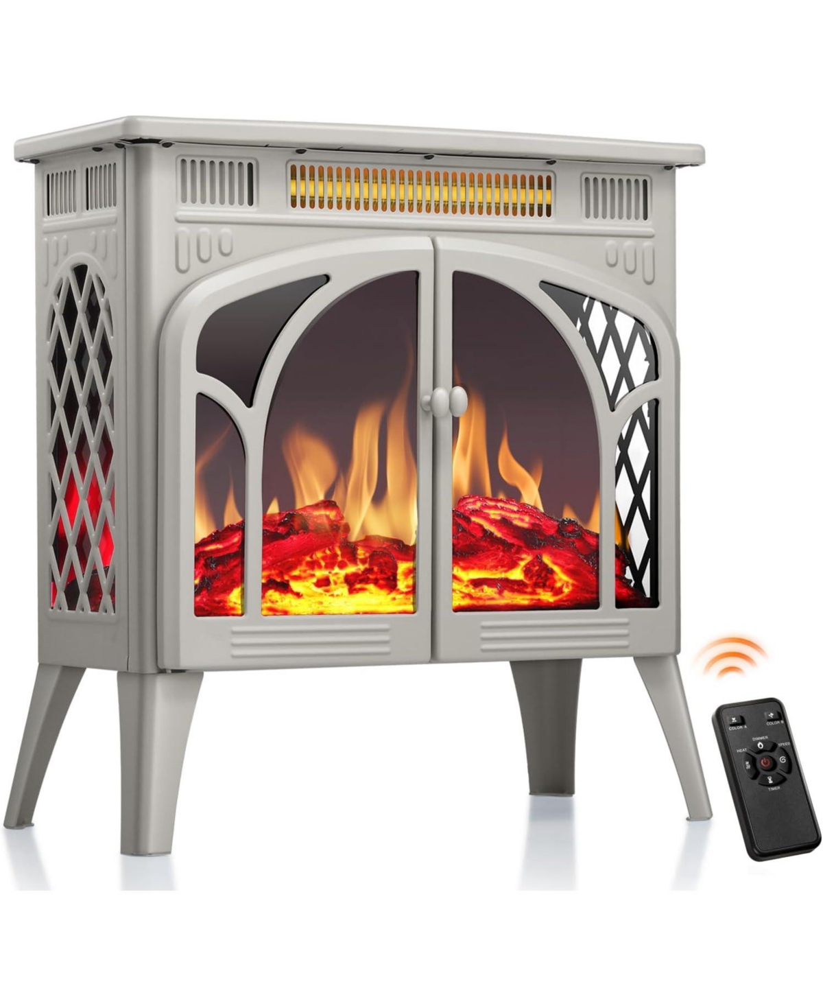 Click here for Cowsar Electric Fireplace Heater 25 with Remote  C... prices