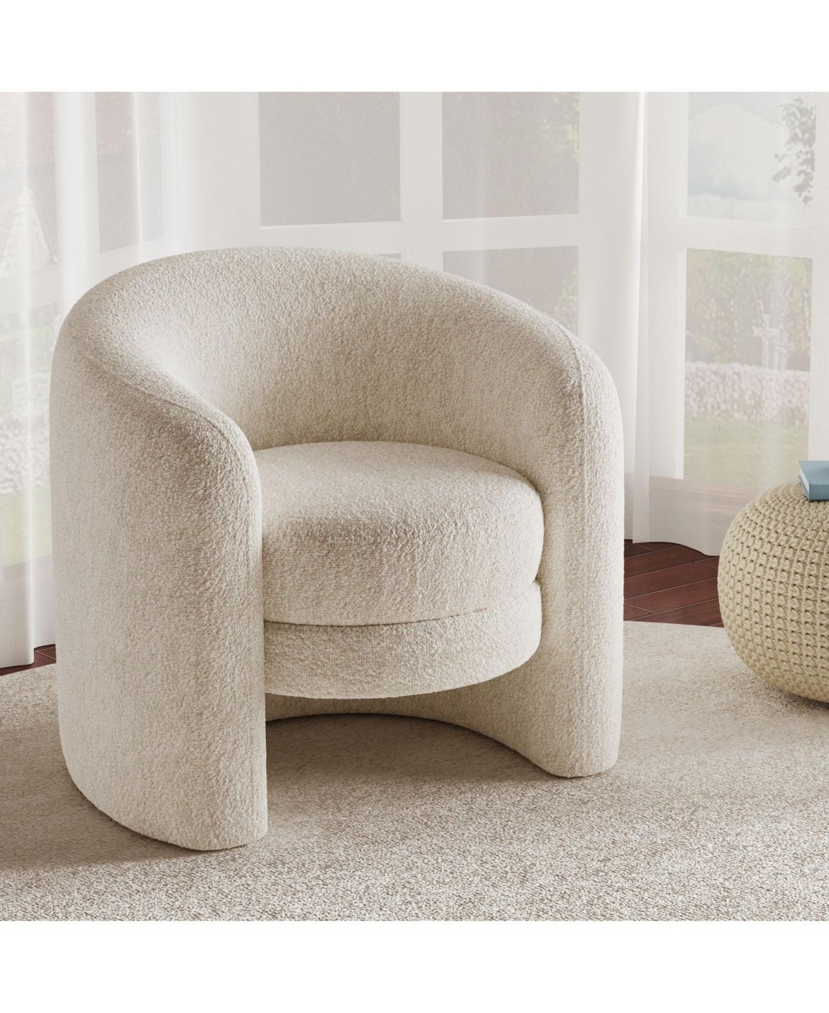 Click here for Streamdale Furniture Luxurious Boucle Accent Chair... prices