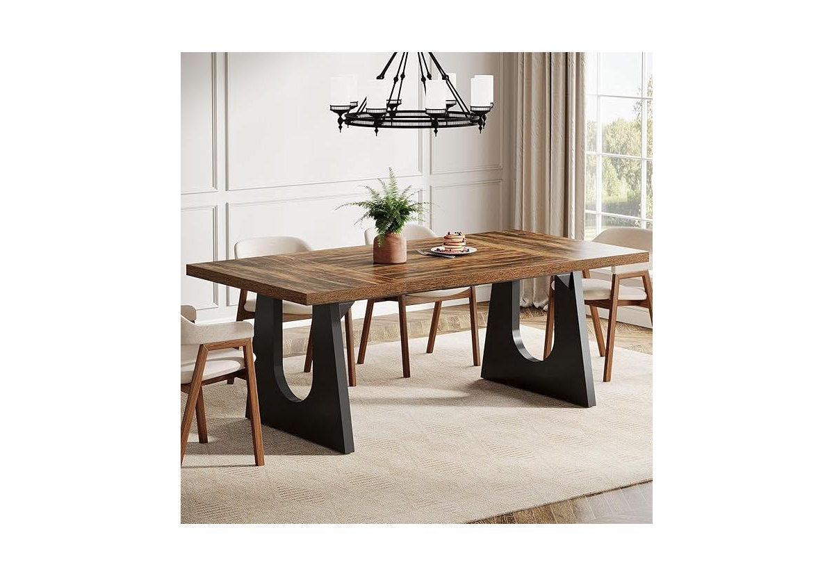 Click here for Tribesigns Large Dining Table for 6-8 People  Home... prices