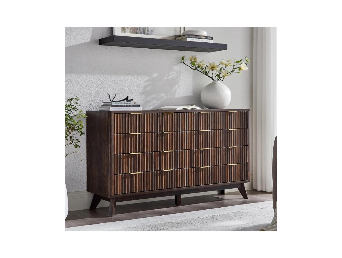 Click here for gaomon 54" Fluted 8-Drawer Dresser  Modern Ch... prices