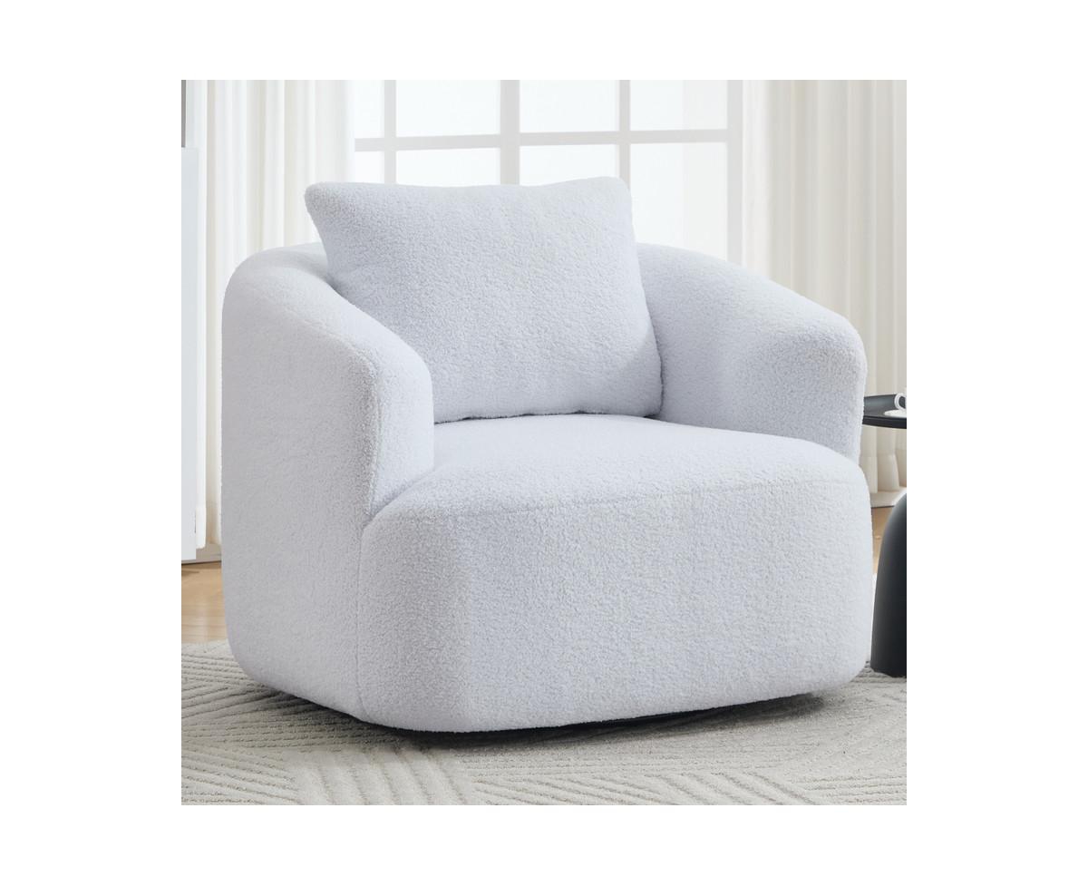 Click here for Sumyeg 360°Swivel Round Upholstered Comfy Cha... prices
