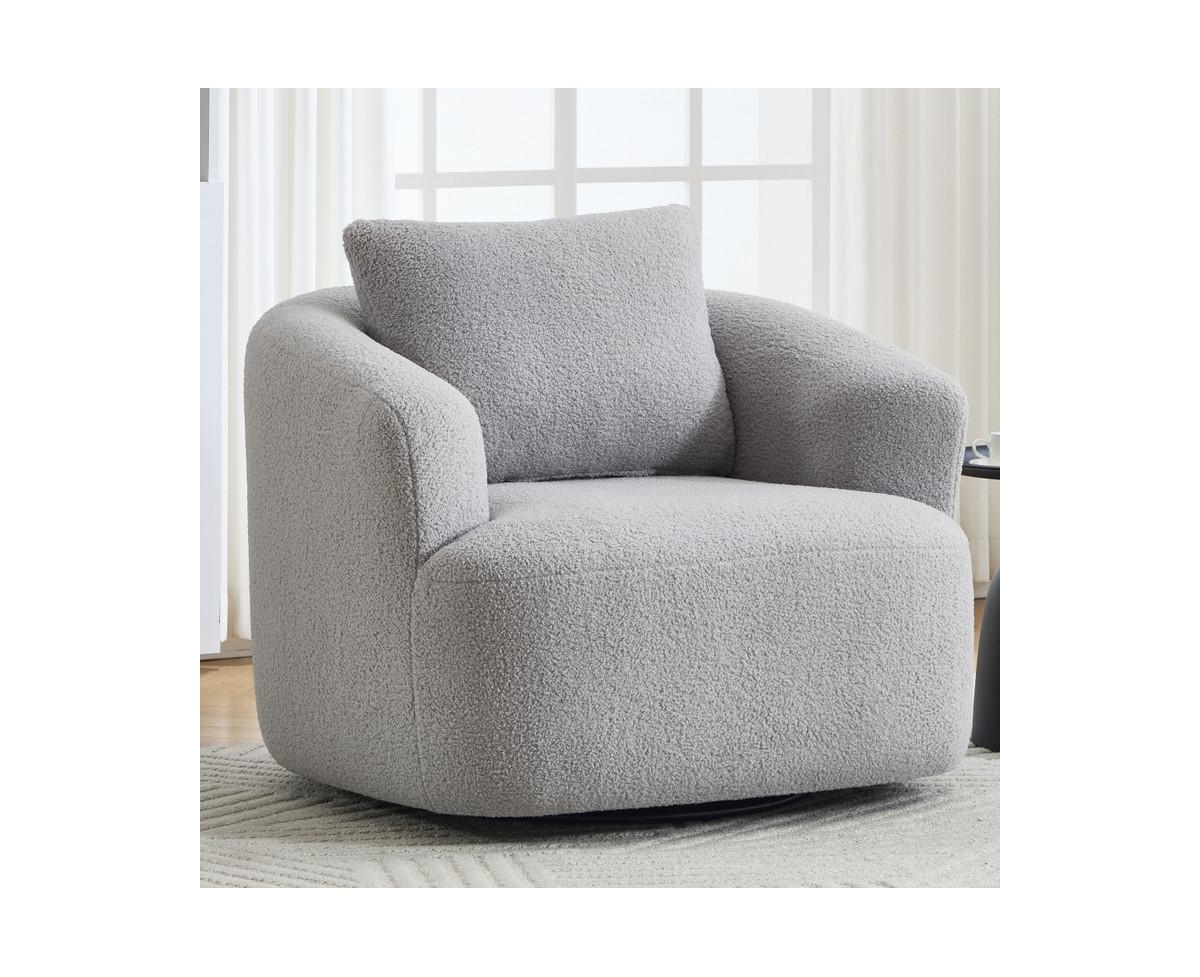 Click here for Sumyeg 360°Swivel Round Upholstered Comfy Cha... prices
