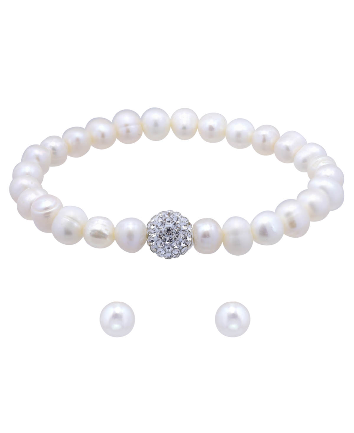 Click here for Giani Bernini Freshwater Pearl Stretch Bracelet an... prices