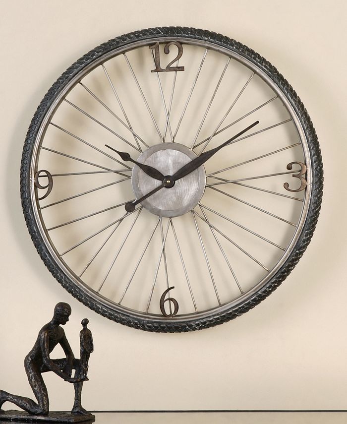 Uttermost Spokes Clock - Macy's
