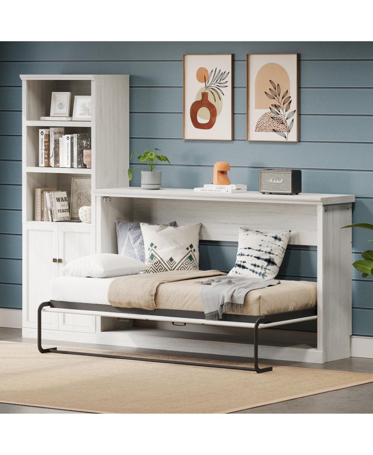 Click here for Streamdale Furniture Twin Horizontal Murphy Bed wi... prices