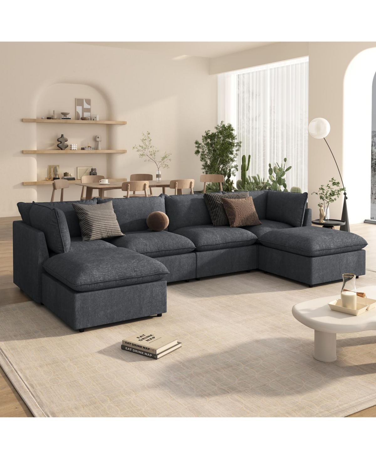 Click here for Streamdale Furniture Spacious U-Shape Sectional So... prices
