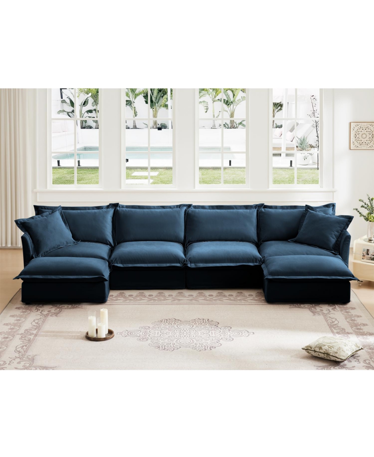 Click here for Streamdale FurnitureSlipcovered U-Shape Sectional... prices