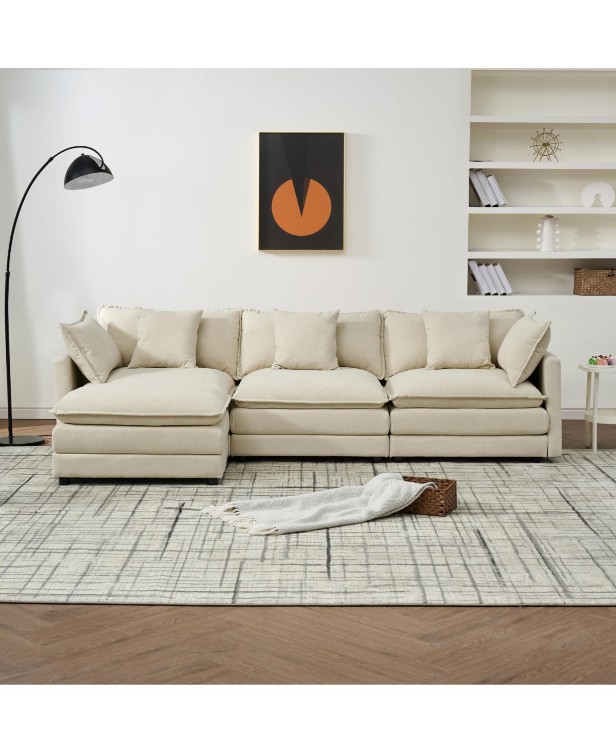 Click here for Streamdale Furniture Cloud Chenille L-Shaped Secti... prices