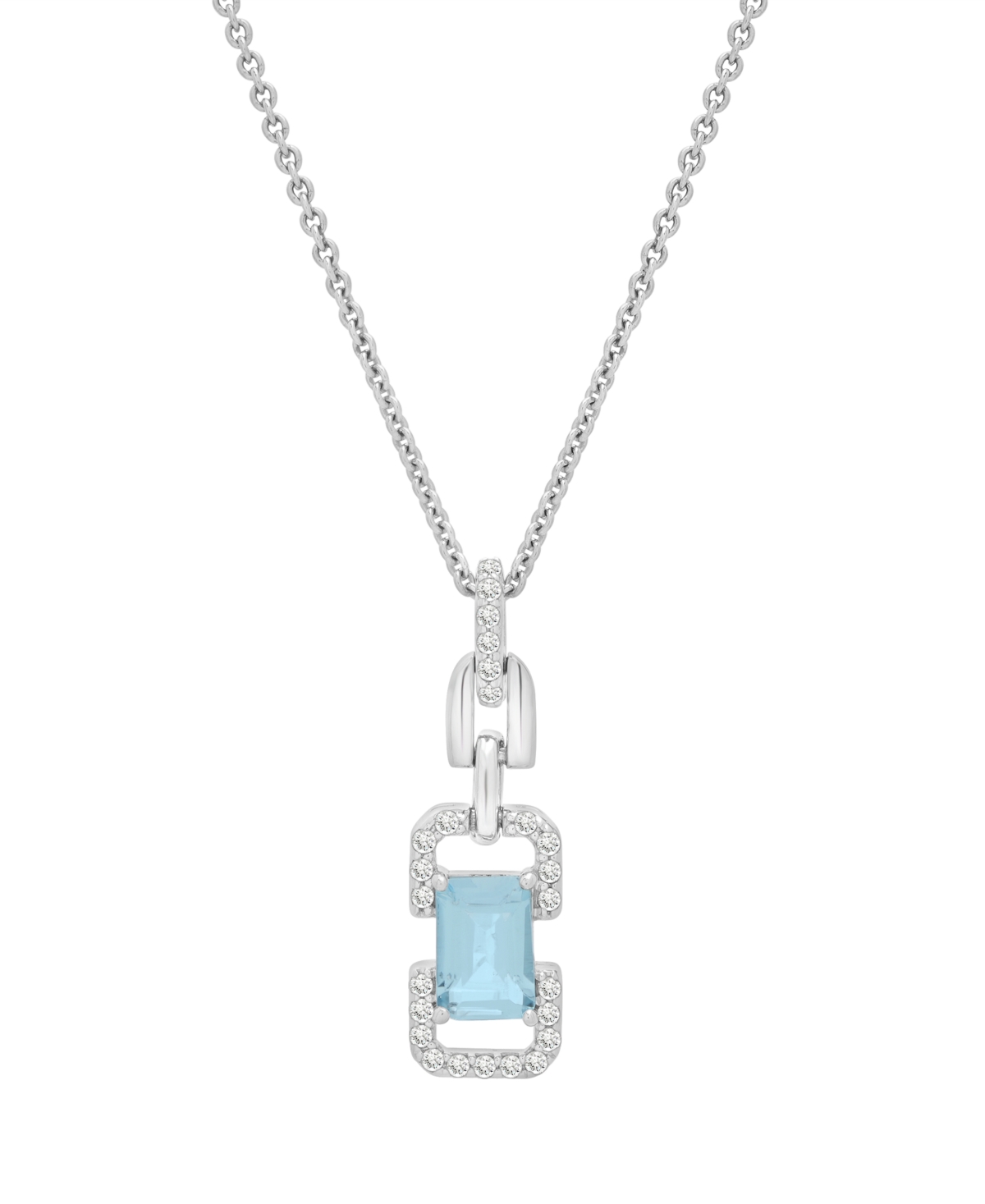 Click here for Macys White Topaz (1/6 ct. t.w.) and Blue Topaz (5... prices