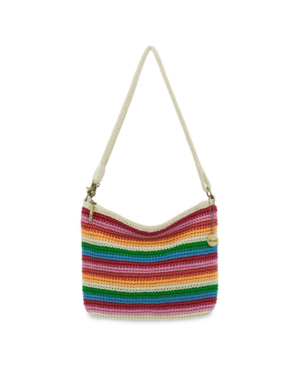 Click here for The Sak Lumi Crochet Small Crossbody Bag - Rainbow... prices