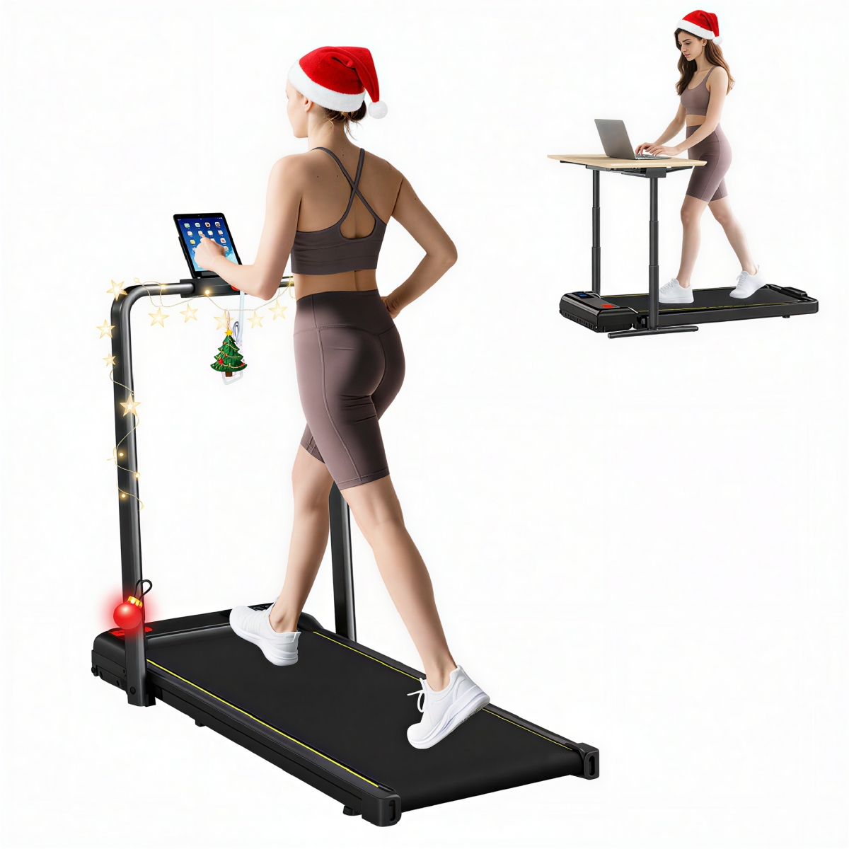 Click here for Soozier Walking Pad Treadmill  Foldable Under Desk... prices