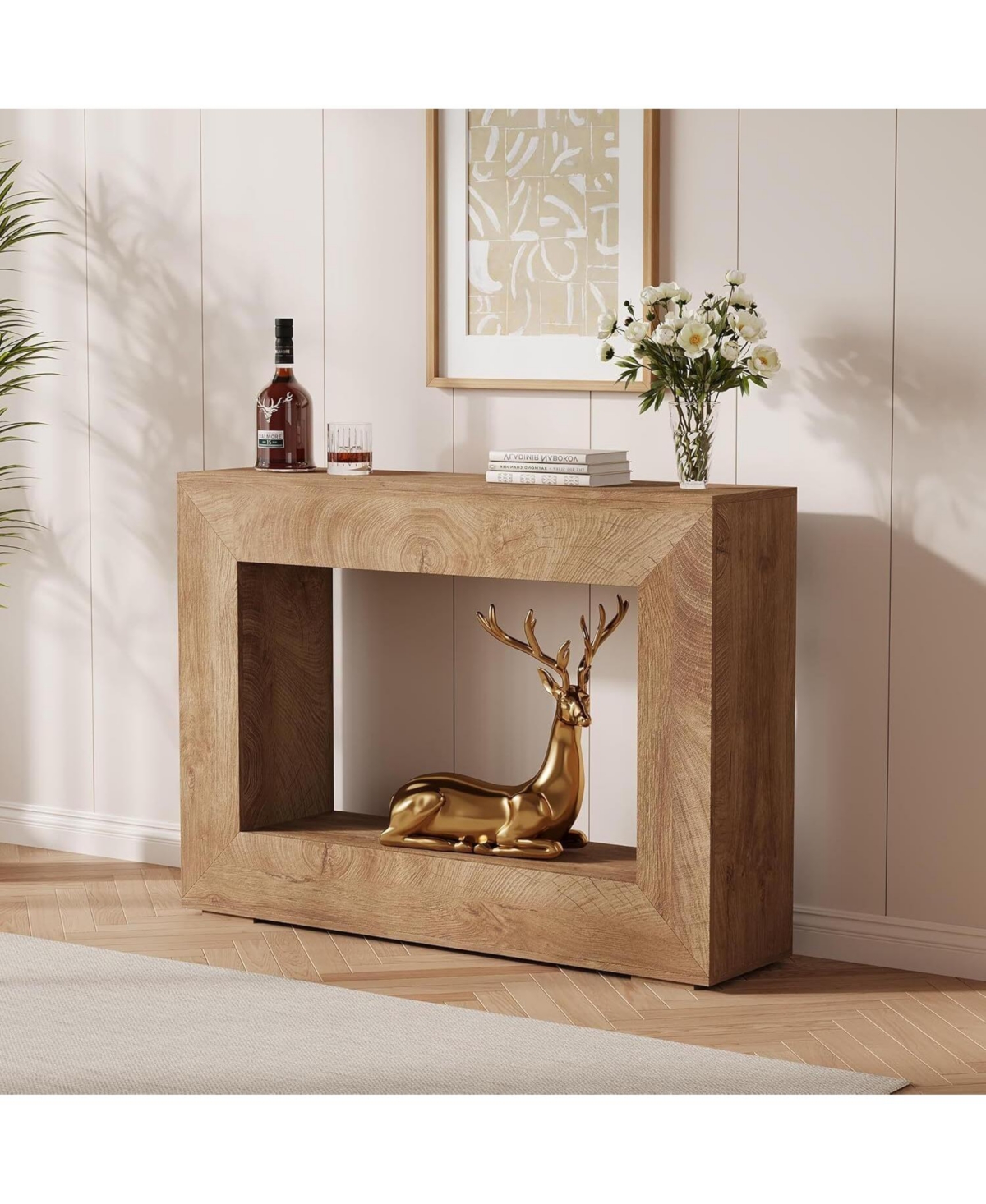 Click here for gaomon 47in Farmhouse Console Table with Storage S... prices