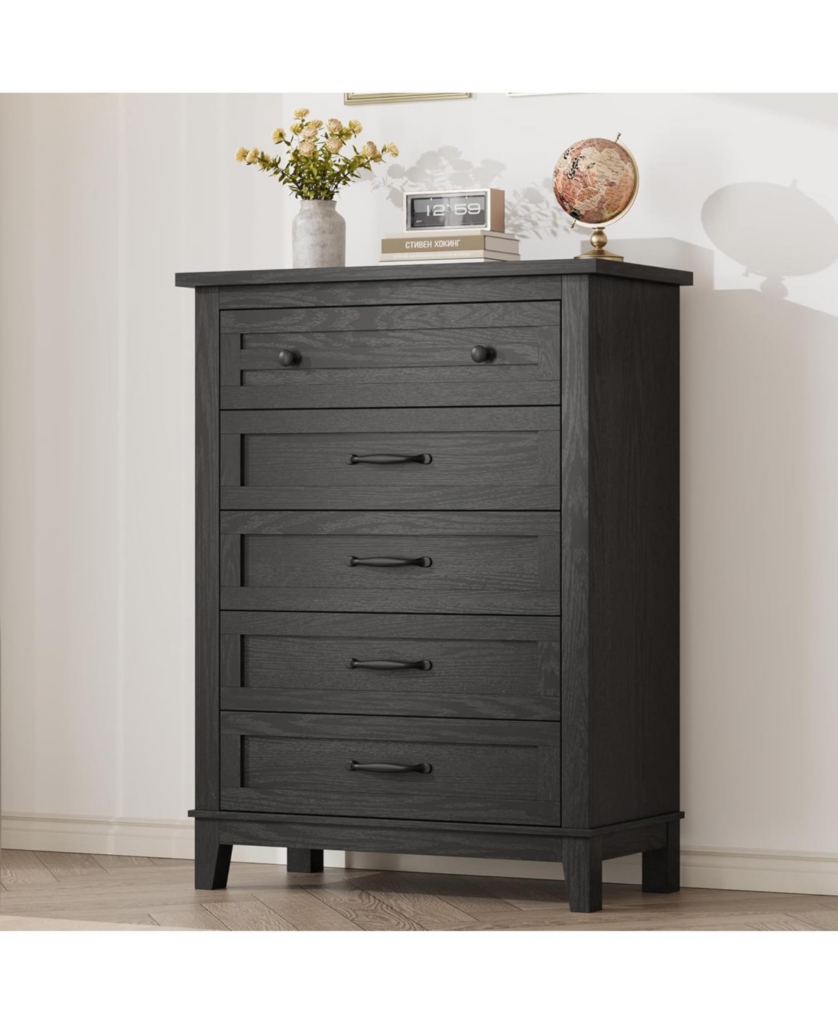 Click here for Gaomon 41.3 Tall 5-Drawer Dresser  Freestanding Wo... prices