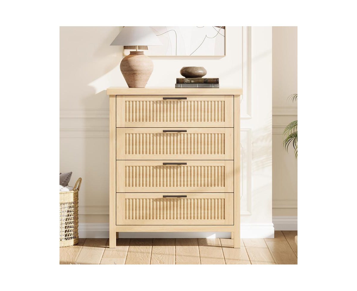 Click here for gaomon Fluted Dresser for Bedroom prices